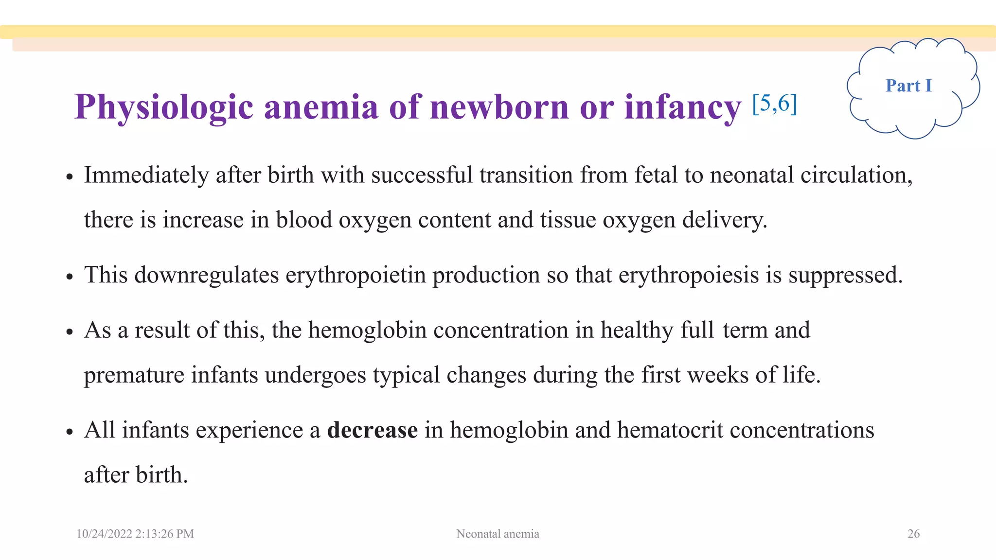 Neonatal anaemia: overview of pathophysiology, clinical approaches and ...