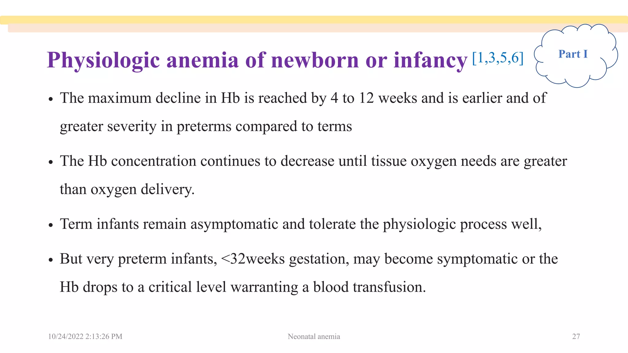 Neonatal anaemia: overview of pathophysiology, clinical approaches and ...