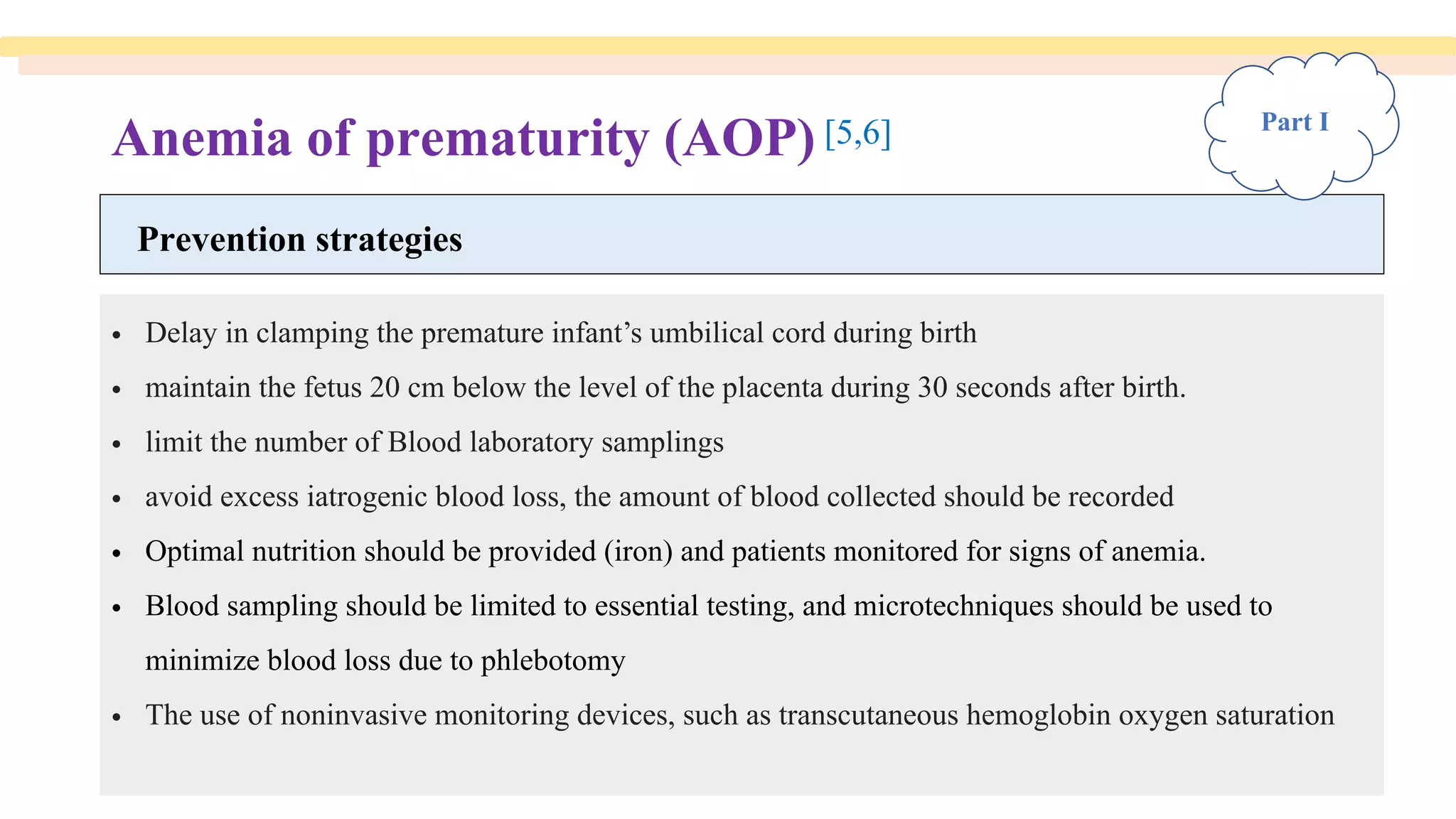 Neonatal anaemia: overview of pathophysiology, clinical approaches and ...