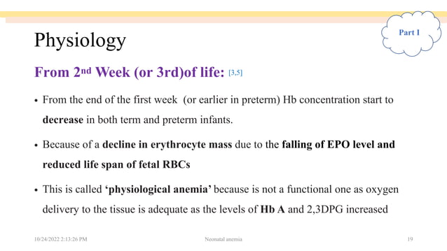 Neonatal anaemia: overview of pathophysiology, clinical approaches and ...