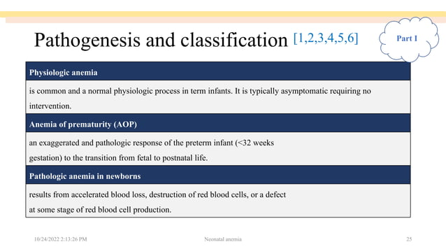 Neonatal anaemia: overview of pathophysiology, clinical approaches and ...