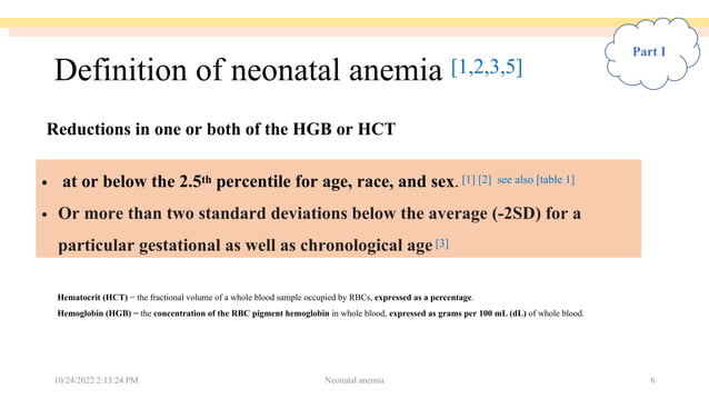 Neonatal anaemia: overview of pathophysiology, clinical approaches and ...