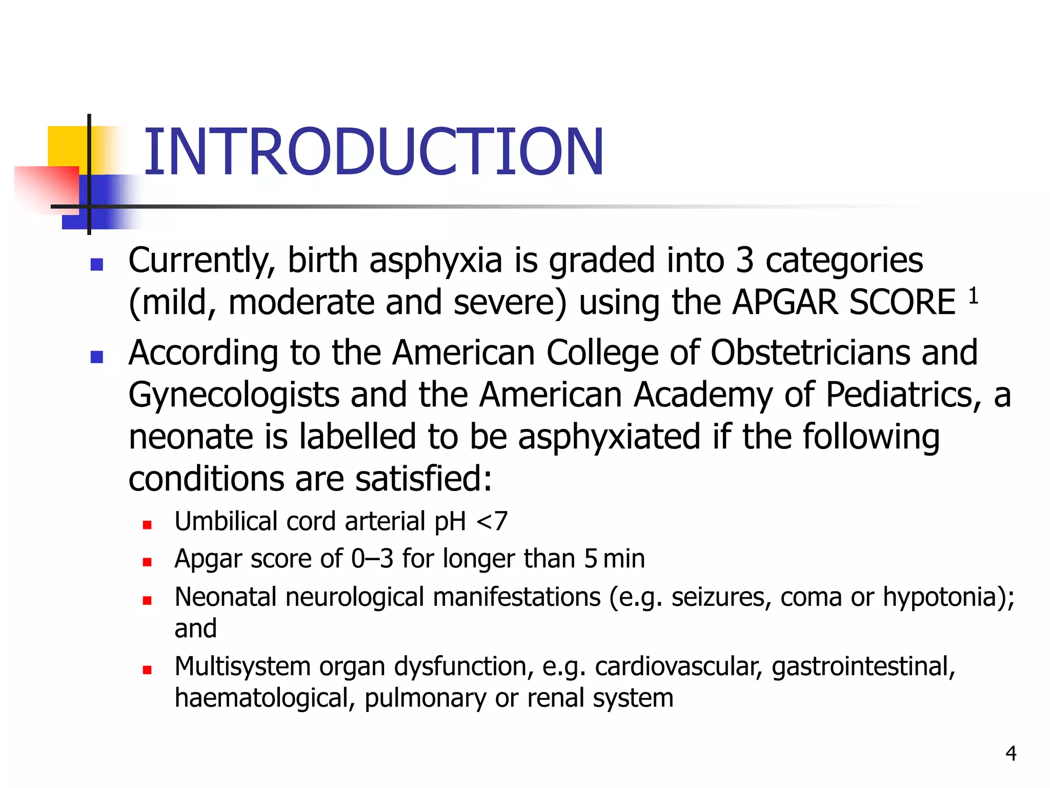 Neonatal asphyxia | PDF