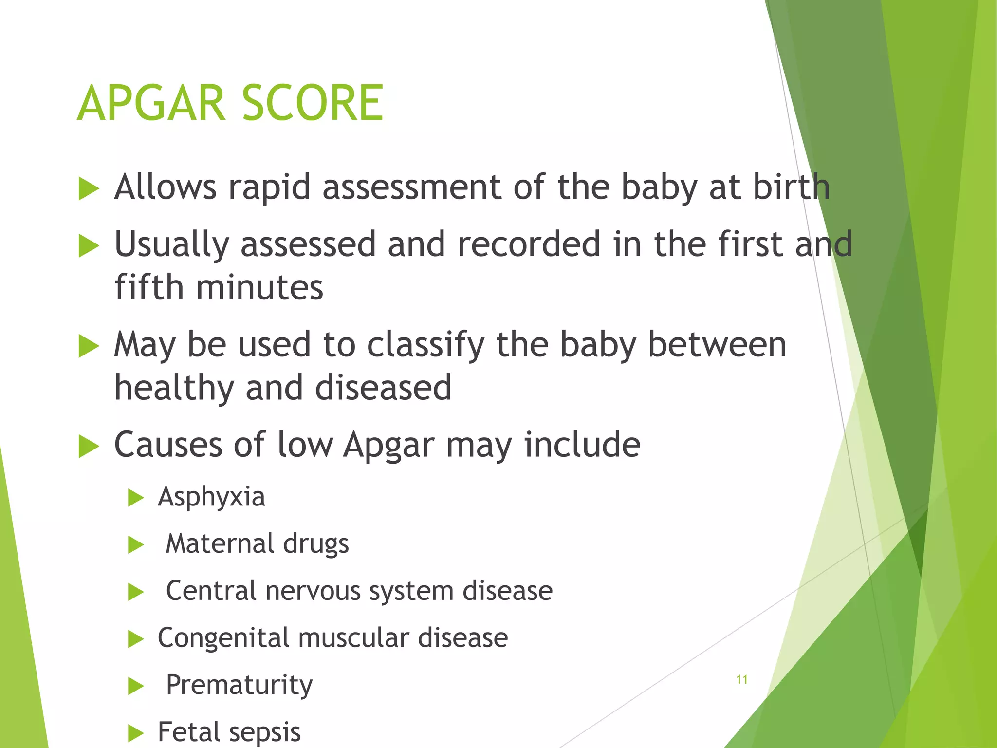Neonatal assessment | PDF