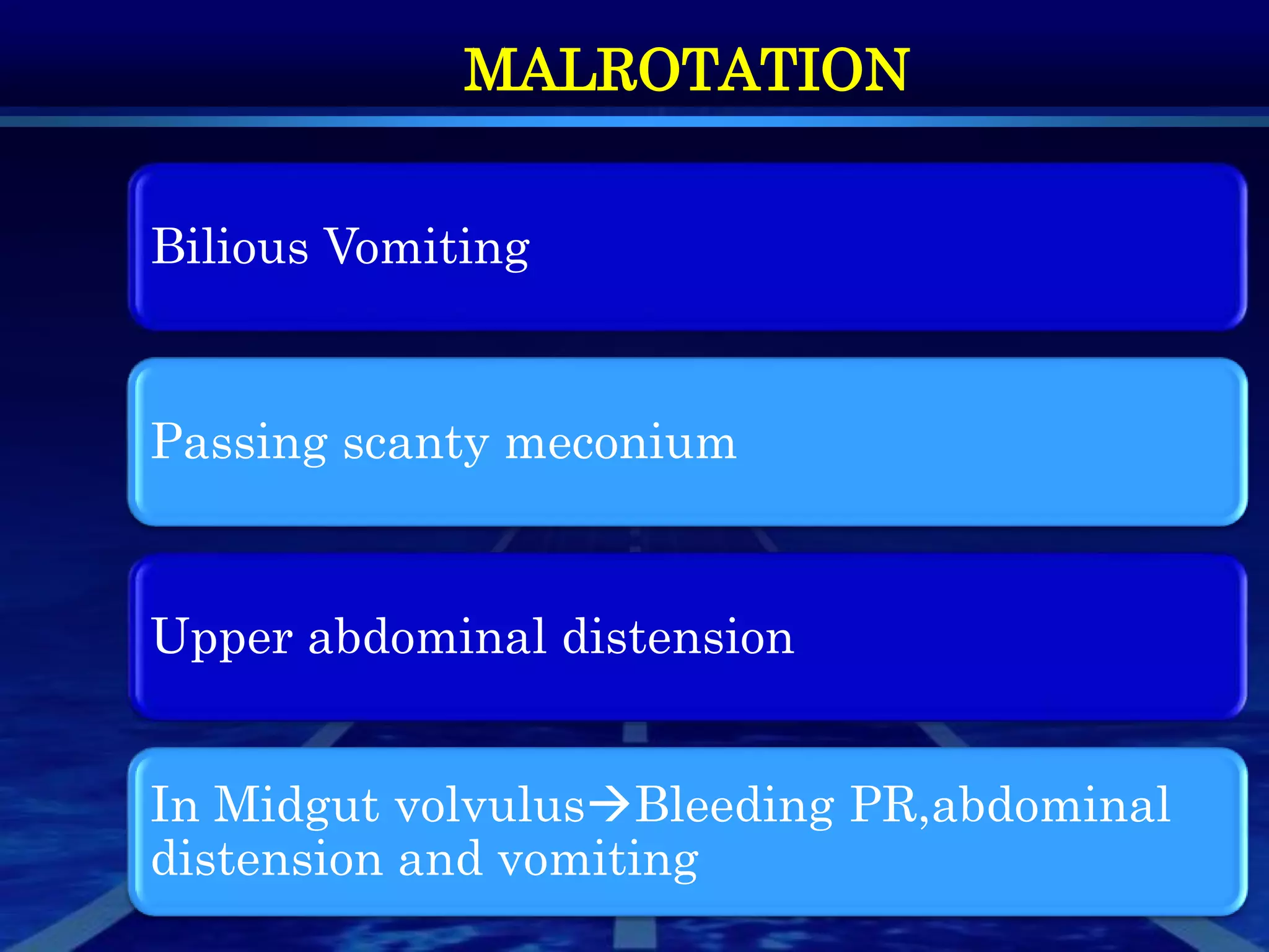 Neonatal Bilious Vomiting- part1 | PPTX