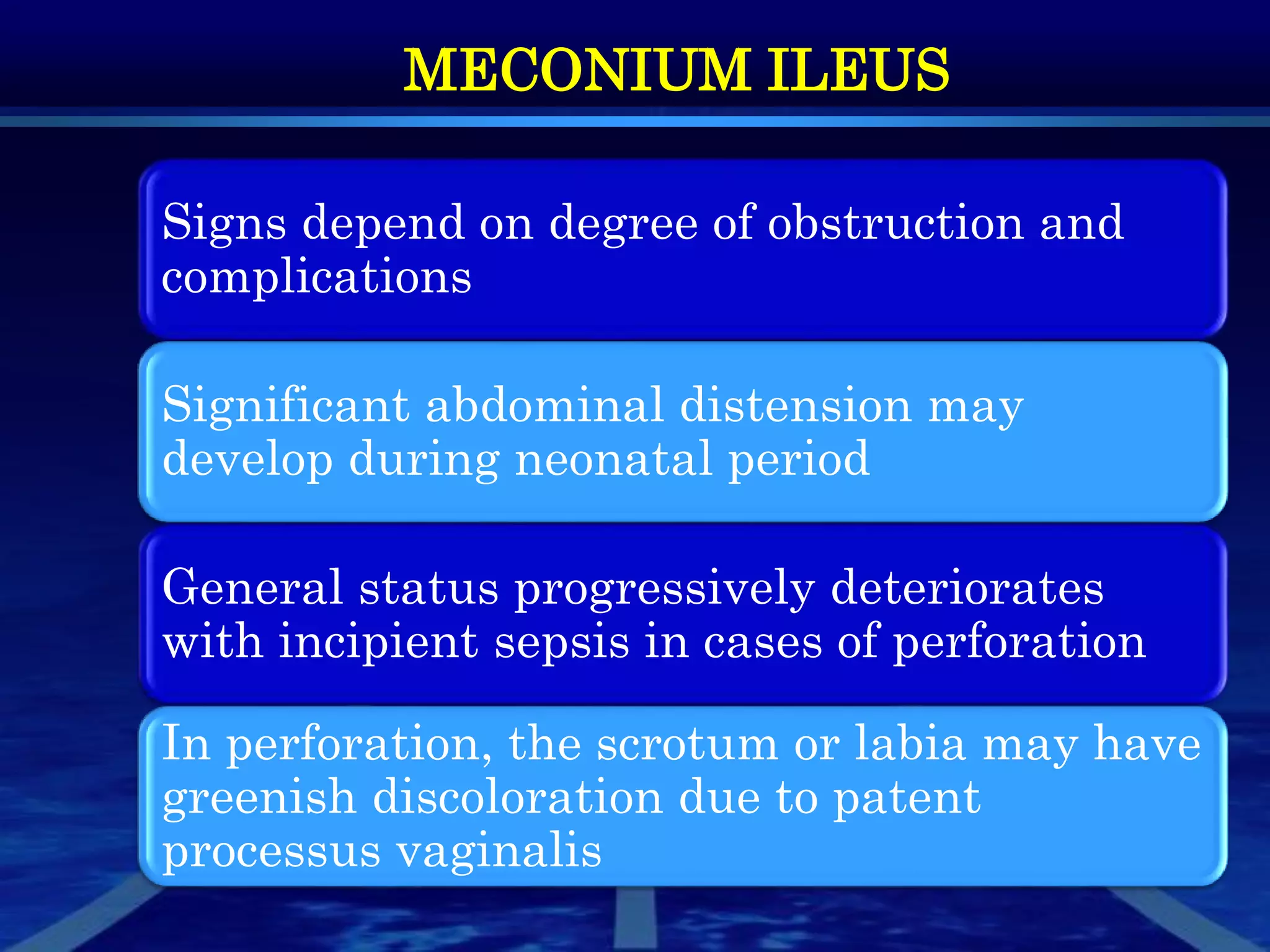 Neonatal Bilious Vomiting- Part2 | PPTX