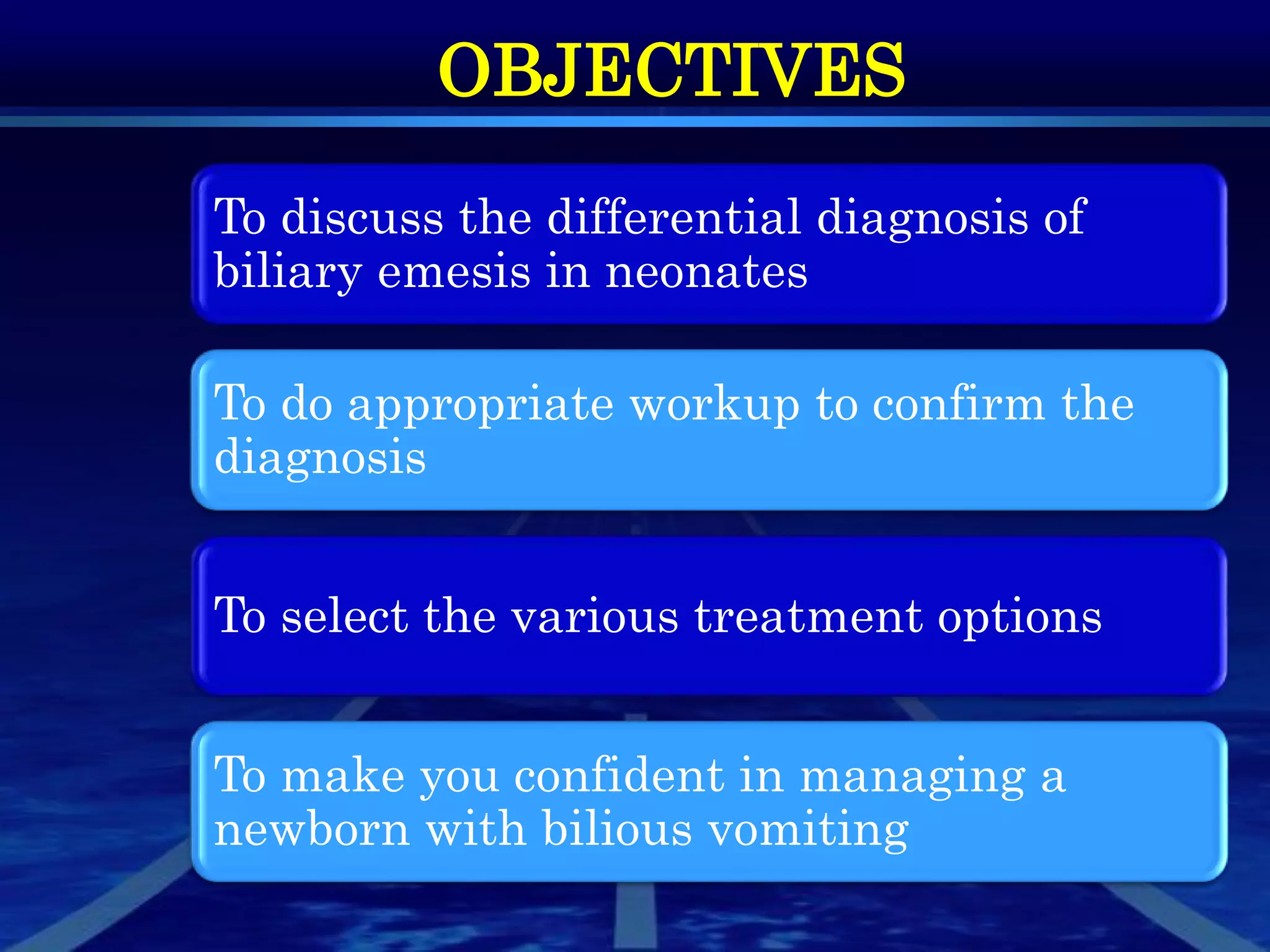 Neonatal Bilious Vomiting- Part2 | PPTX
