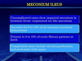 Neonatal Bilious Vomiting- Part2 | PPTX