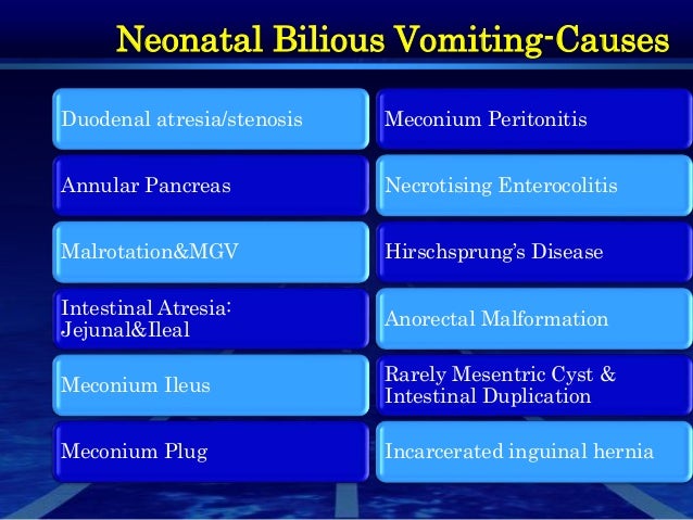 Neonatal Bilious Vomiting- Part2
