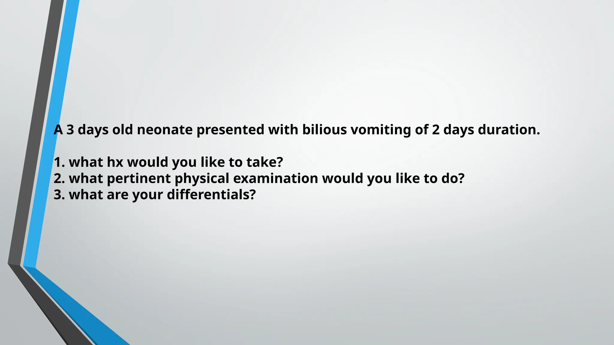 Neonatal Bilious Vomiting in neonatal period | PPTX | Pregnancy ...