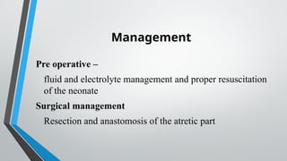 Neonatal Bilious Vomiting in neonatal period | PPTX