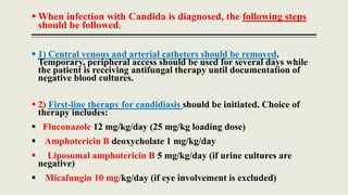 Neonatal candiasis | PPTX