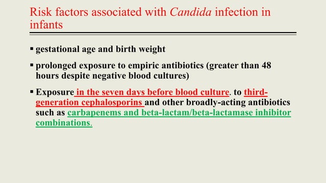 Neonatal candiasis | PPTX