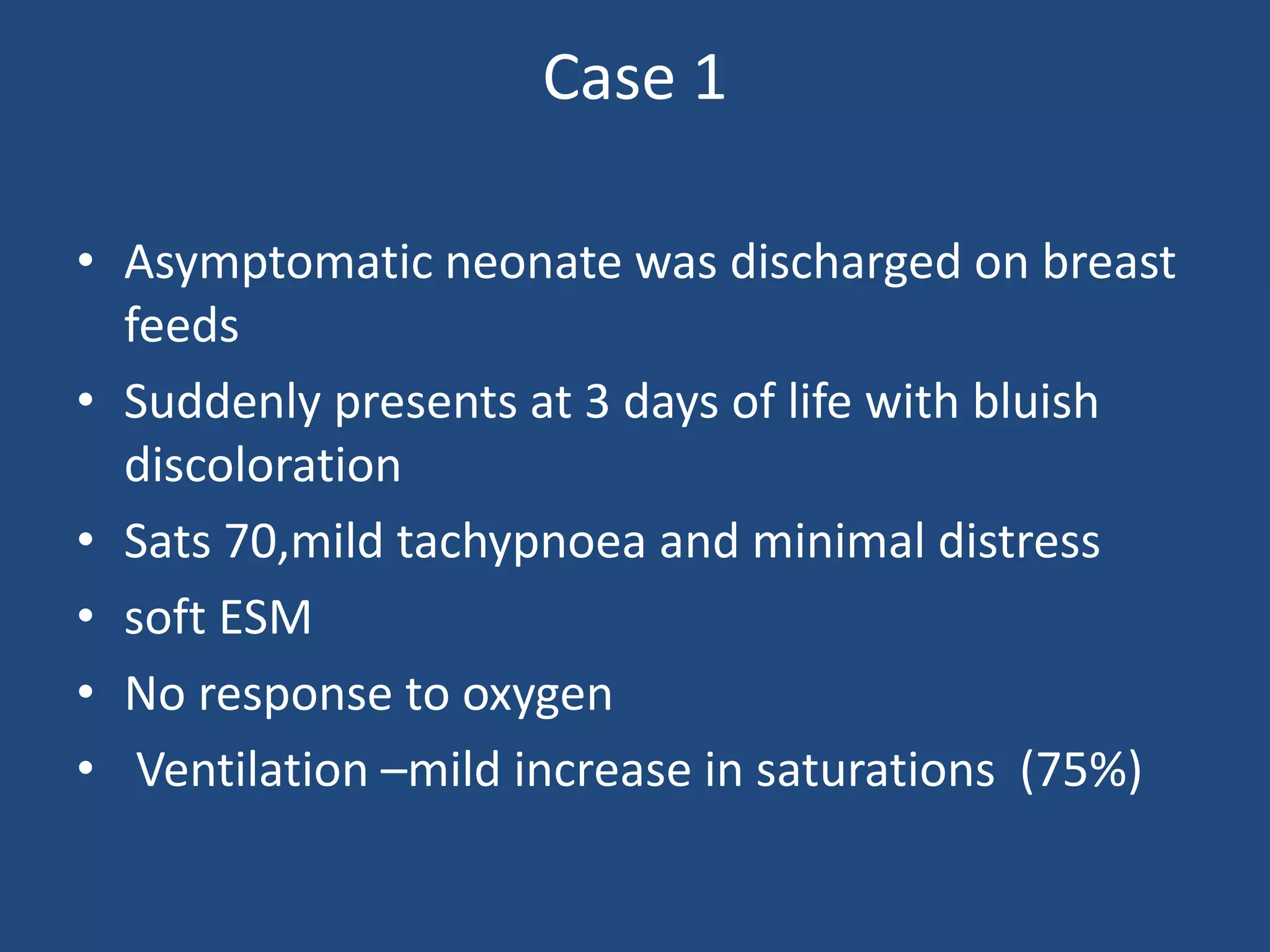 Neonatal cardiac emergency | PPTX