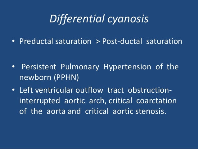 Neonatal cardiac emergency