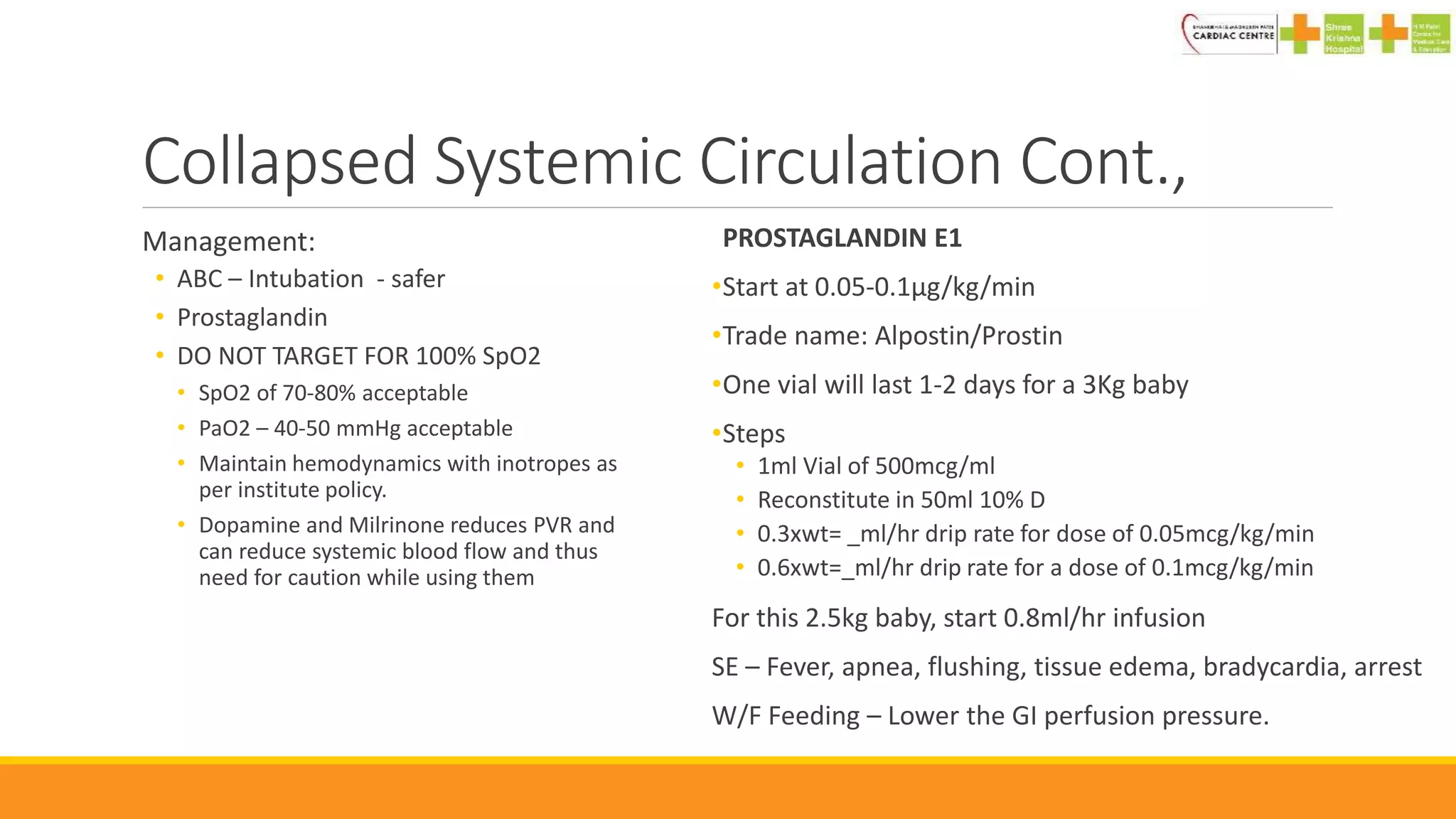 Neonatal cardiac emergency | PPTX | Heart and Cardiovascular Diseases ...