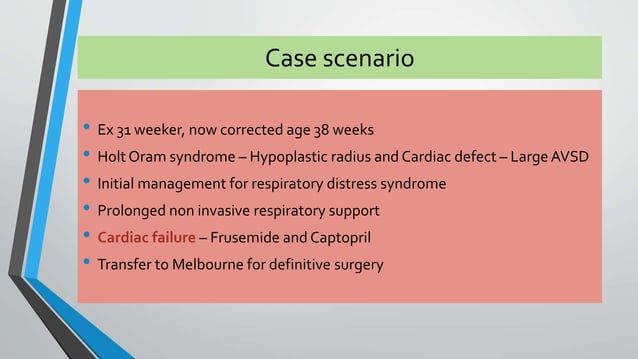 Neonatal cardiac failure | PPTX | Heart and Cardiovascular Diseases ...