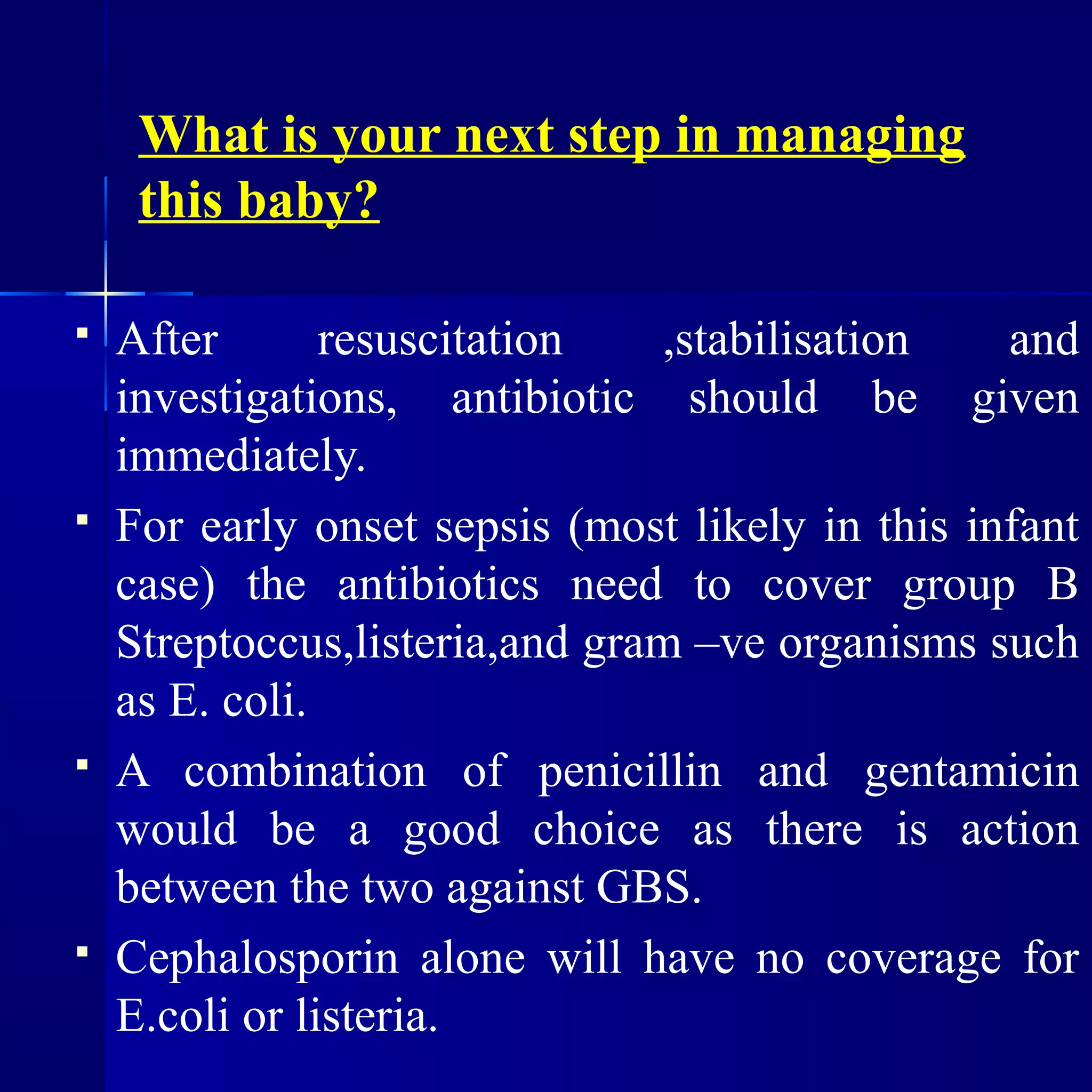 Neonatal case study scenario | PPT