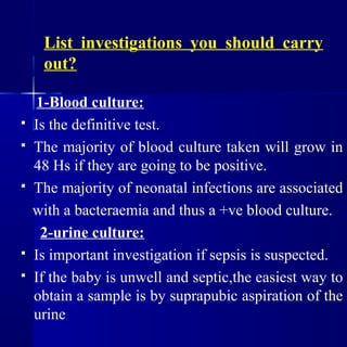 Neonatal case study scenario | PPT