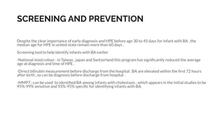 NEONATAL CHOLESTASIS , UODATES ON DIAGNOSIS , TREATMENT AND PREVENTION ...