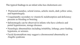neonatal cholestasis explained in details | PPT