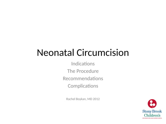 Neonatal_Circumcision PowerPoint presentation | PPTX