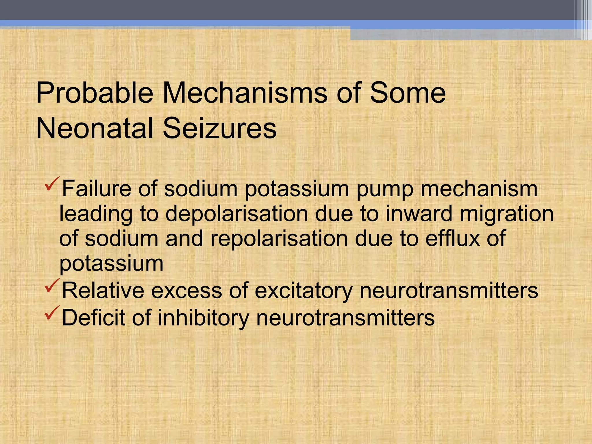 Neonatal convulsion | PPT