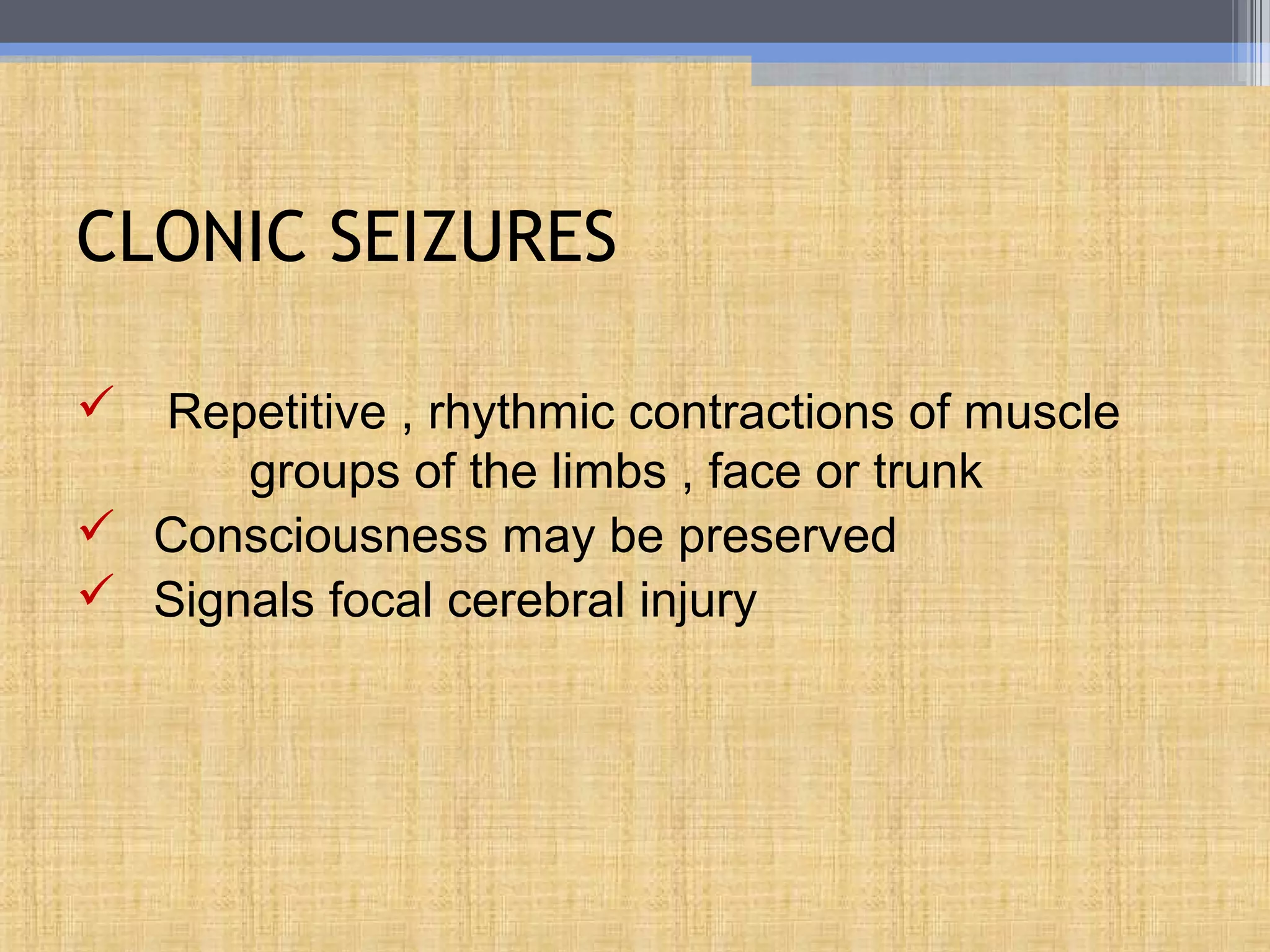 Neonatal convulsion | PPT