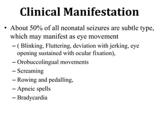 Neonatal convulsion....assignt | PPT
