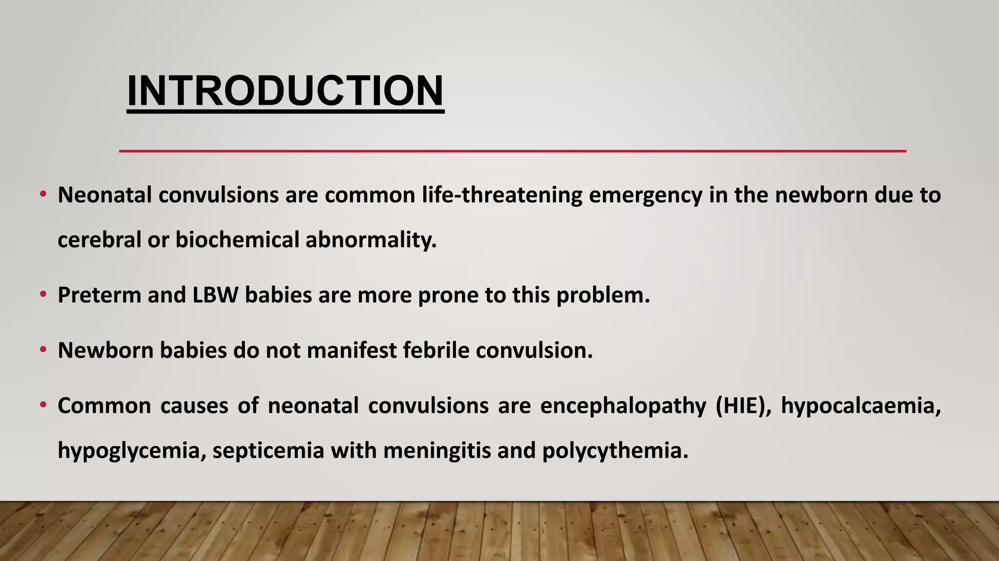 Neonatal convulsion & nursing management | PPTX