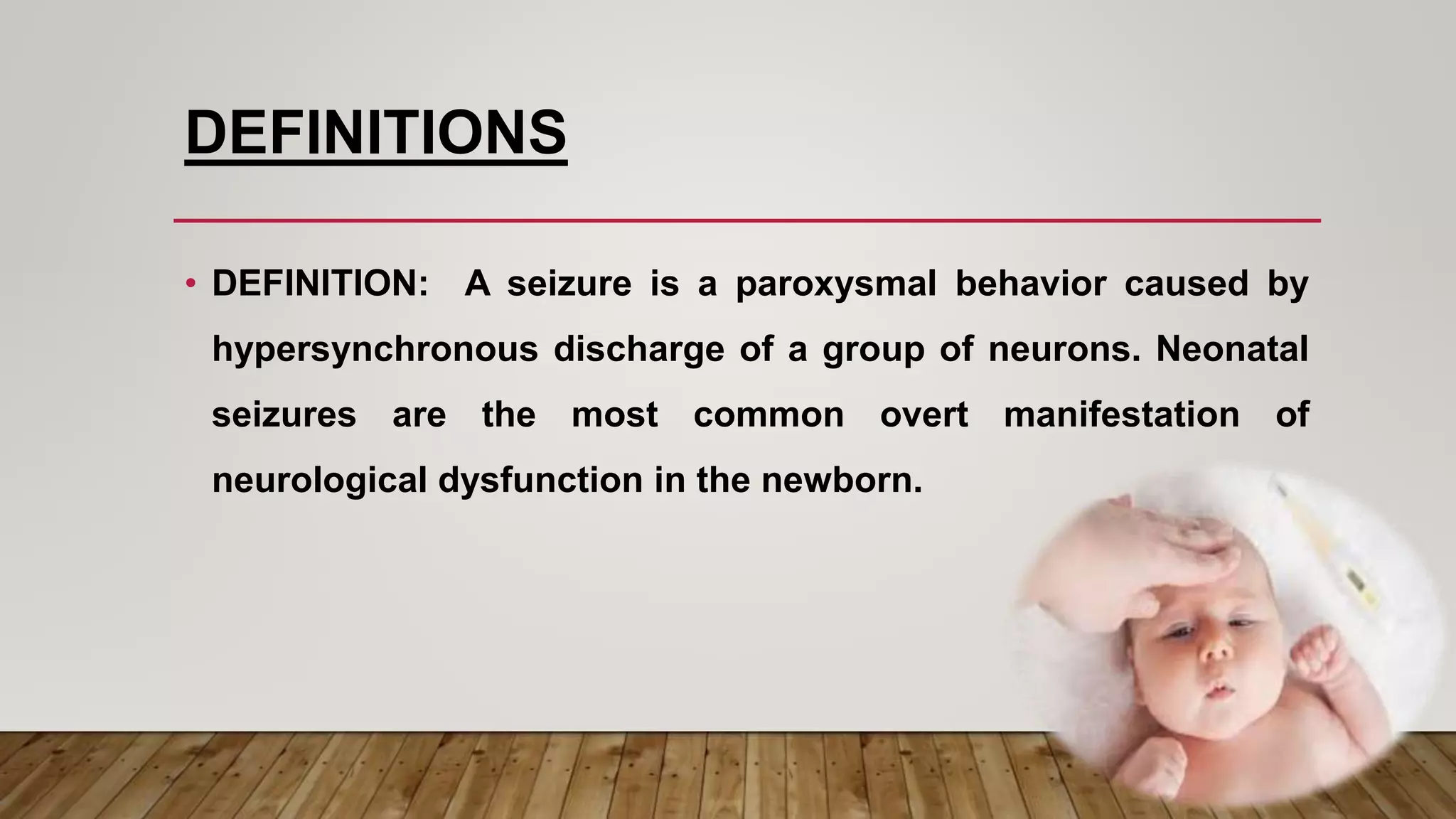 Neonatal convulsion & nursing management | PPTX