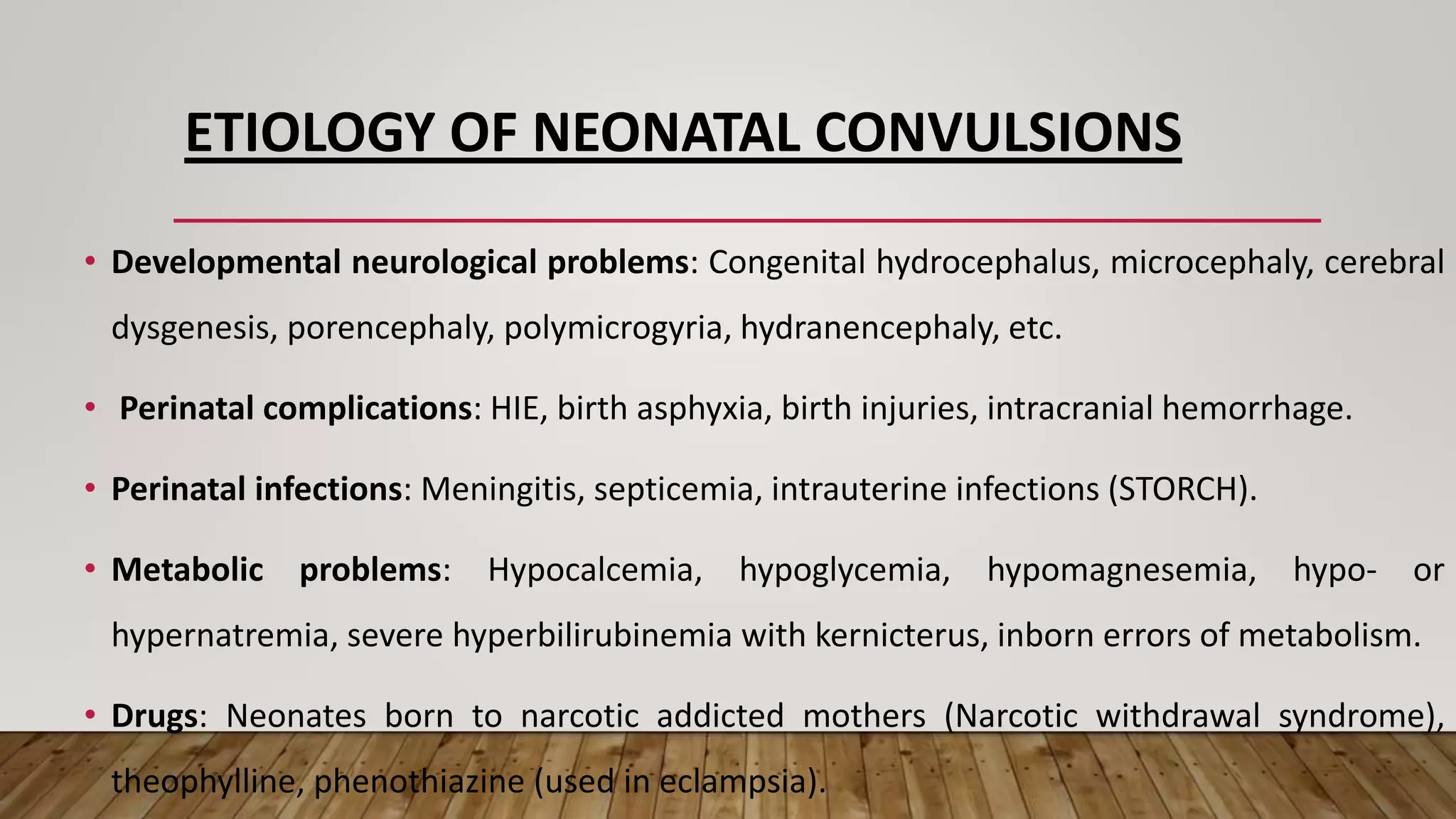 Neonatal convulsion & nursing management | PPTX
