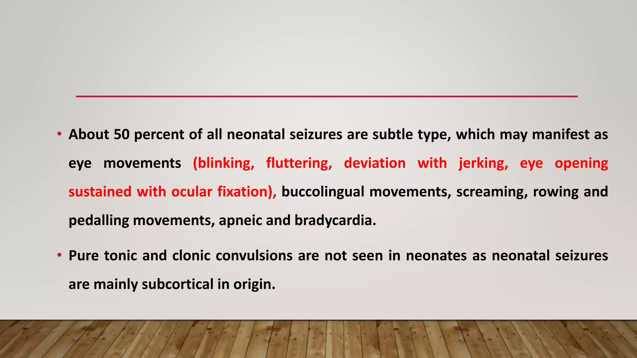 Neonatal convulsion & nursing management | PPTX