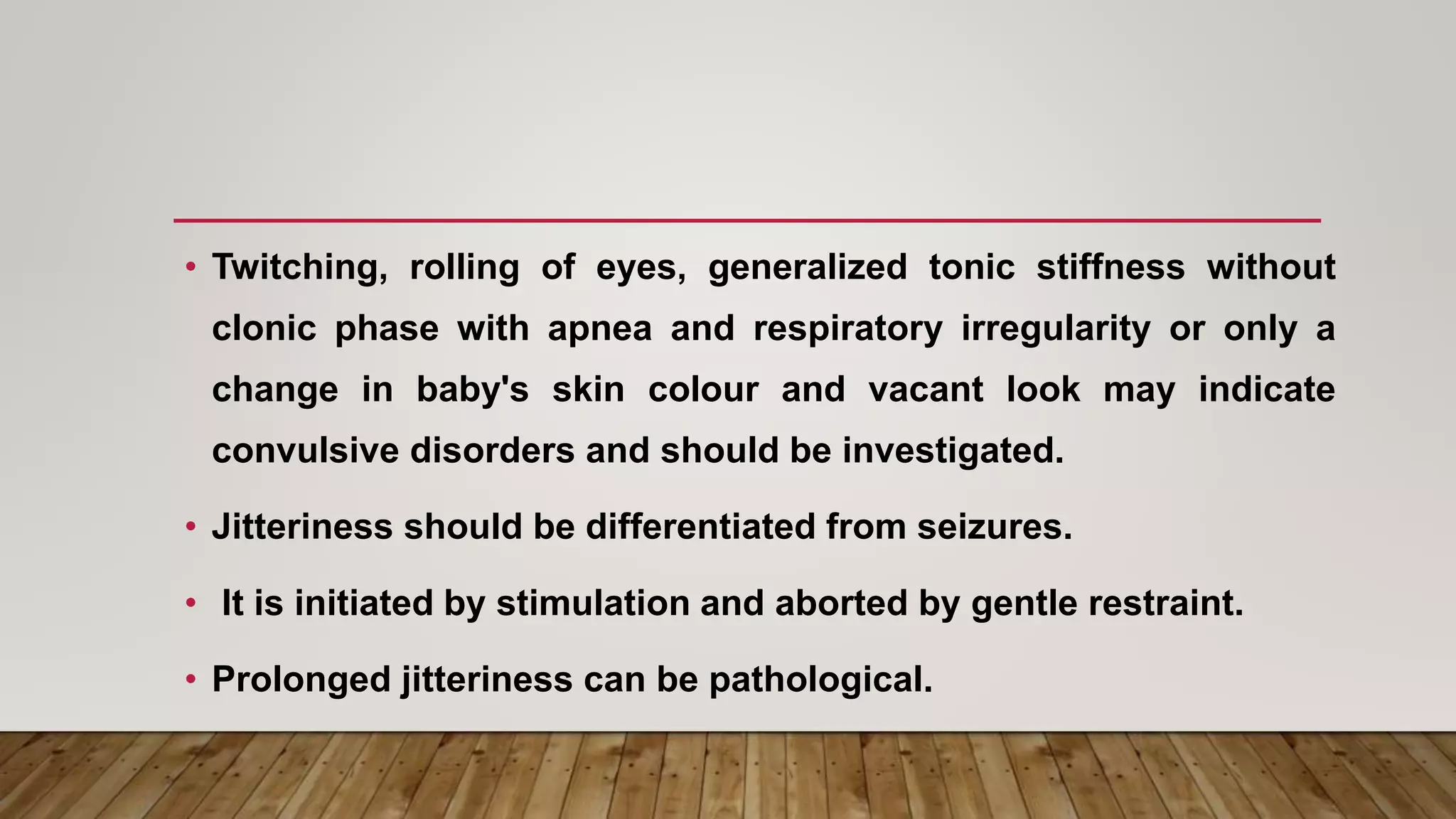 Neonatal convulsion & nursing management | PPTX
