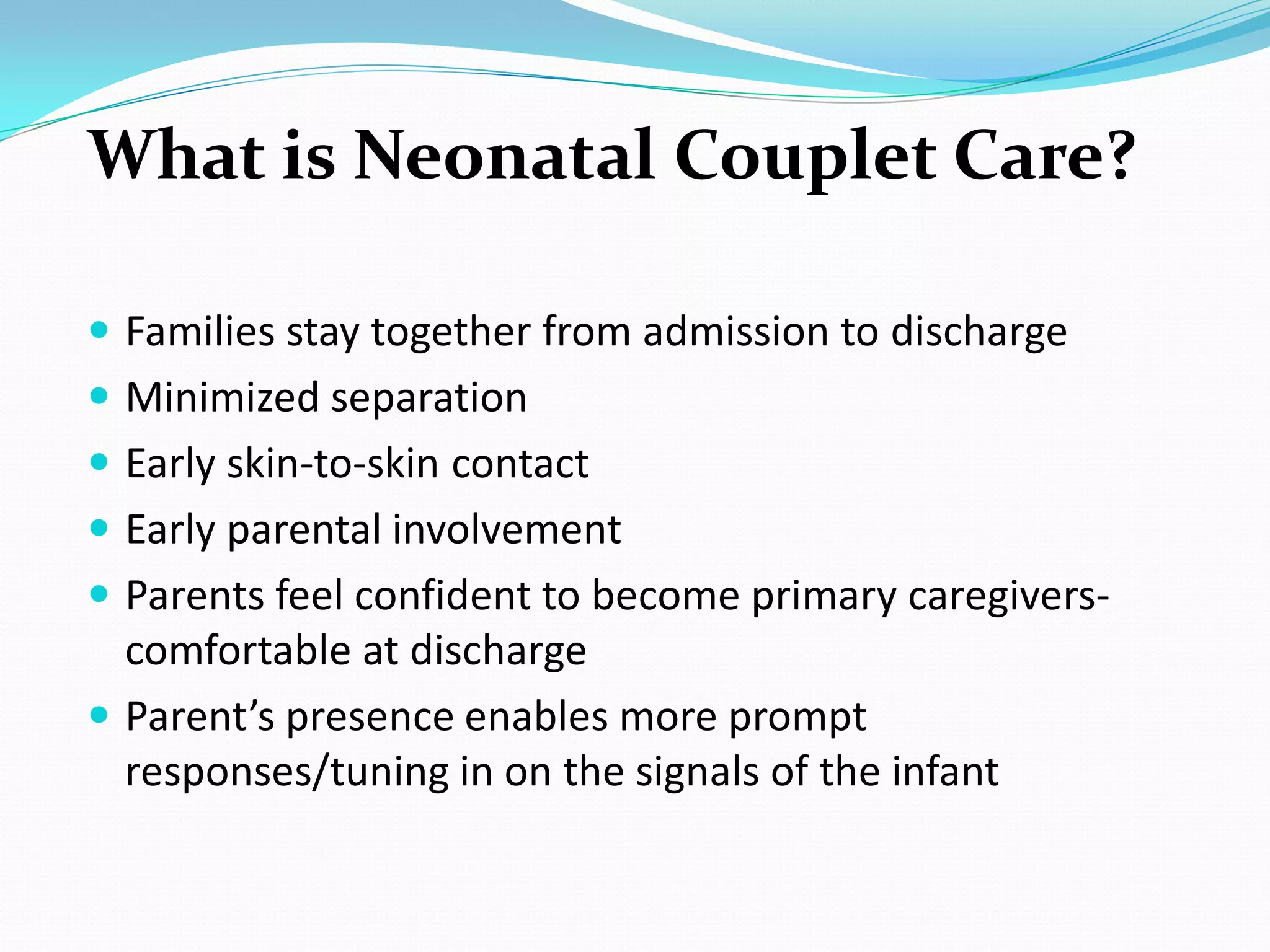 Neonatal couplet care | PDF