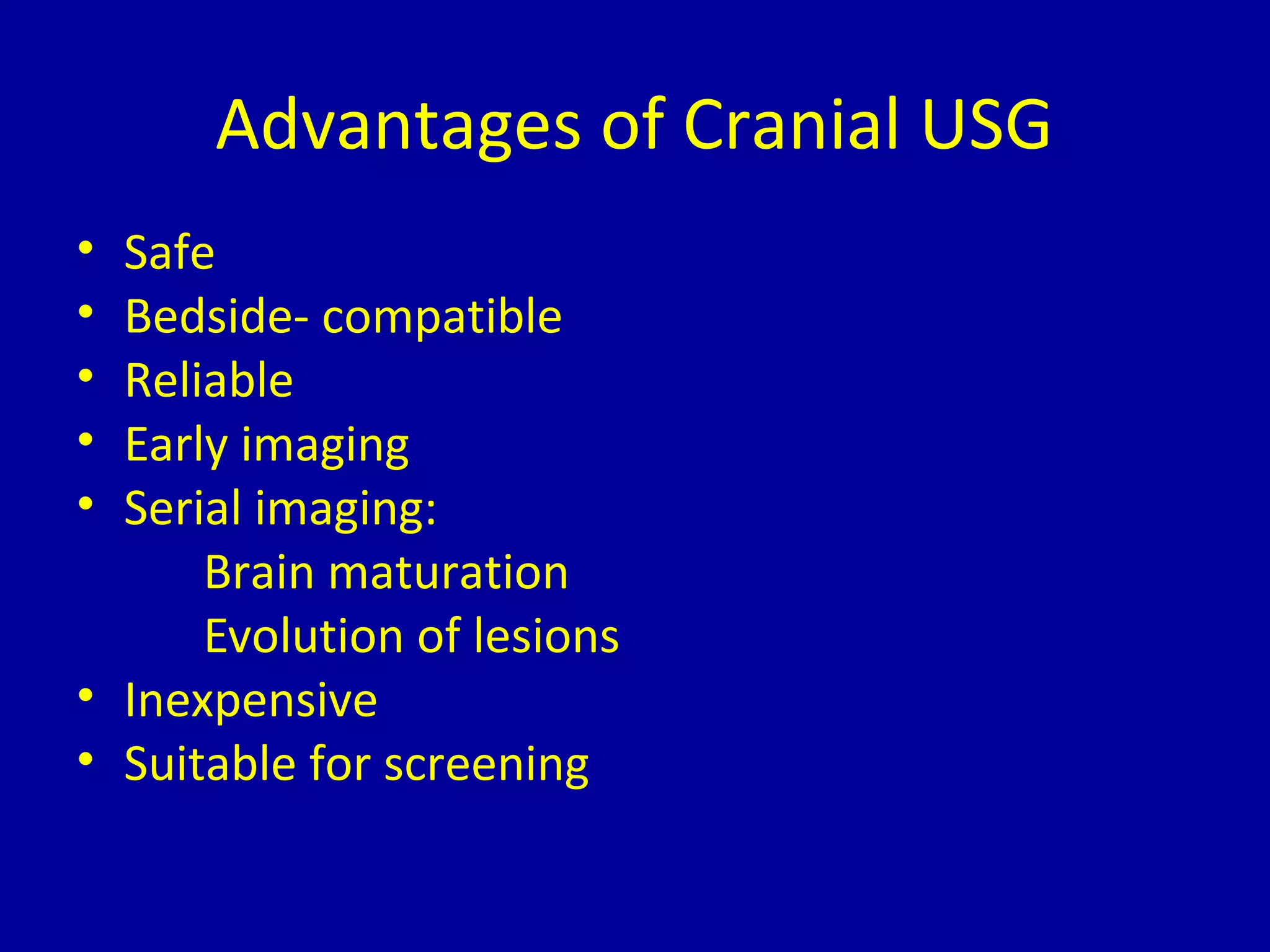 Cranial Ultrasound of neonate | PPT