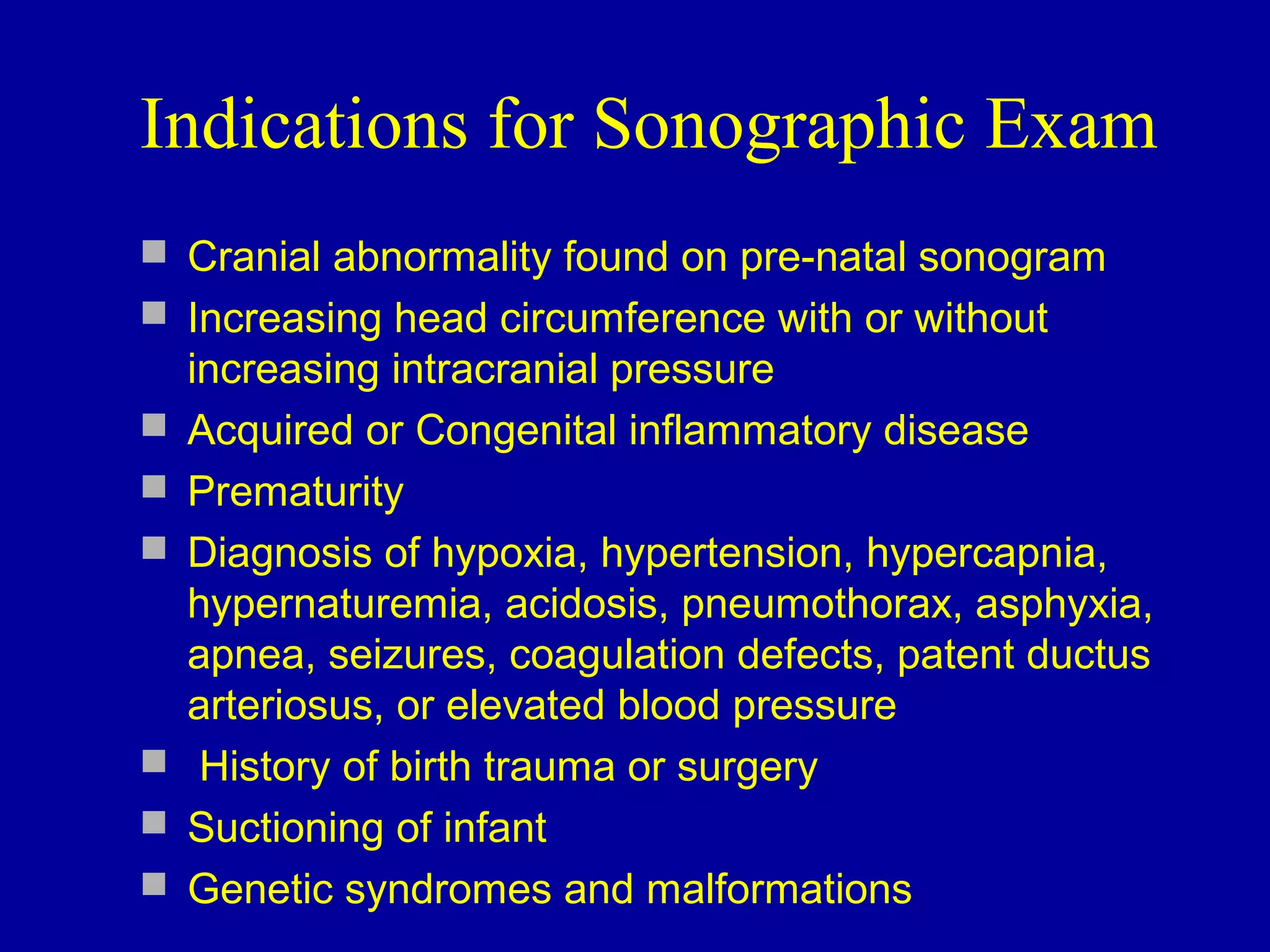 Cranial Ultrasound of neonate | PPT