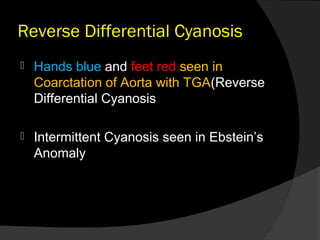Differential Cyanosis