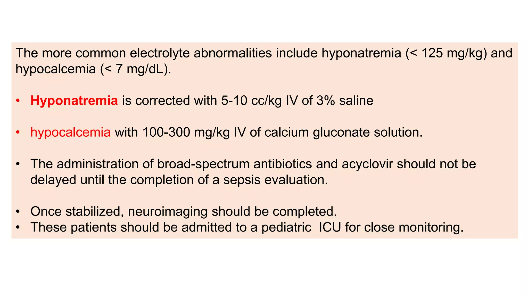 Neonatal emergencies guidelines | PPTX
