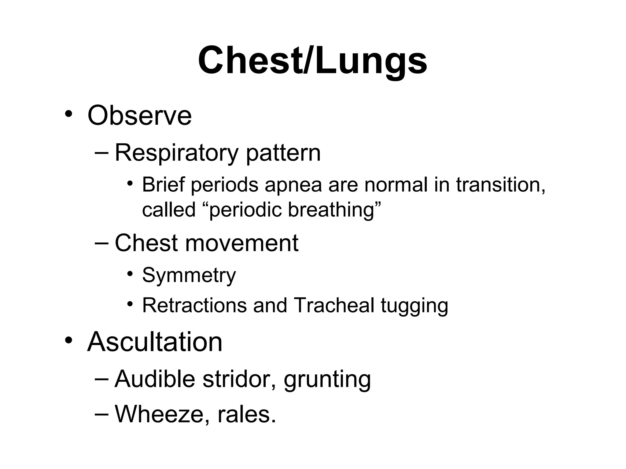 Neonatal examination | PPT