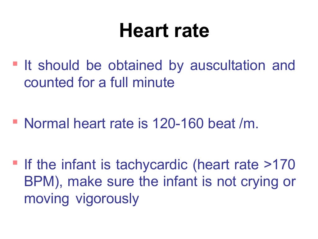 Neonatal examination