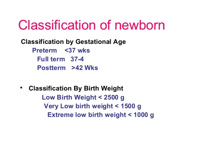 Neonatal examination