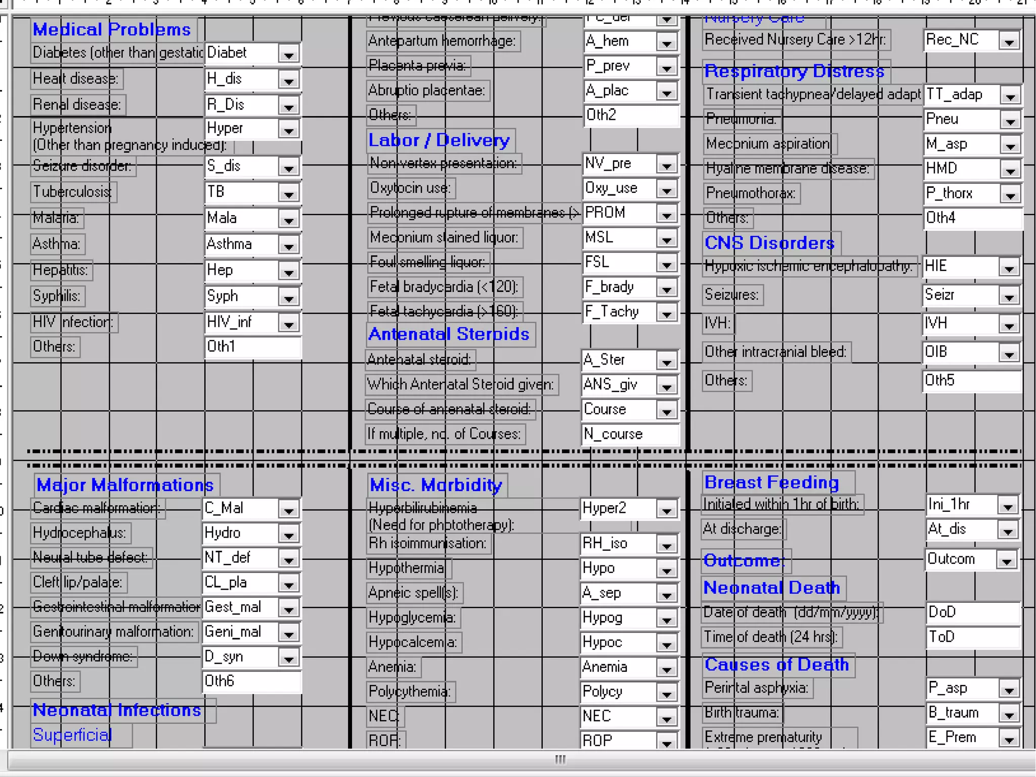 Neonatal form | PDF