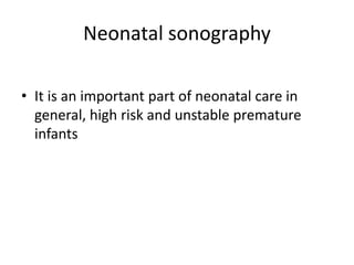 Neonatal head usg | PPT