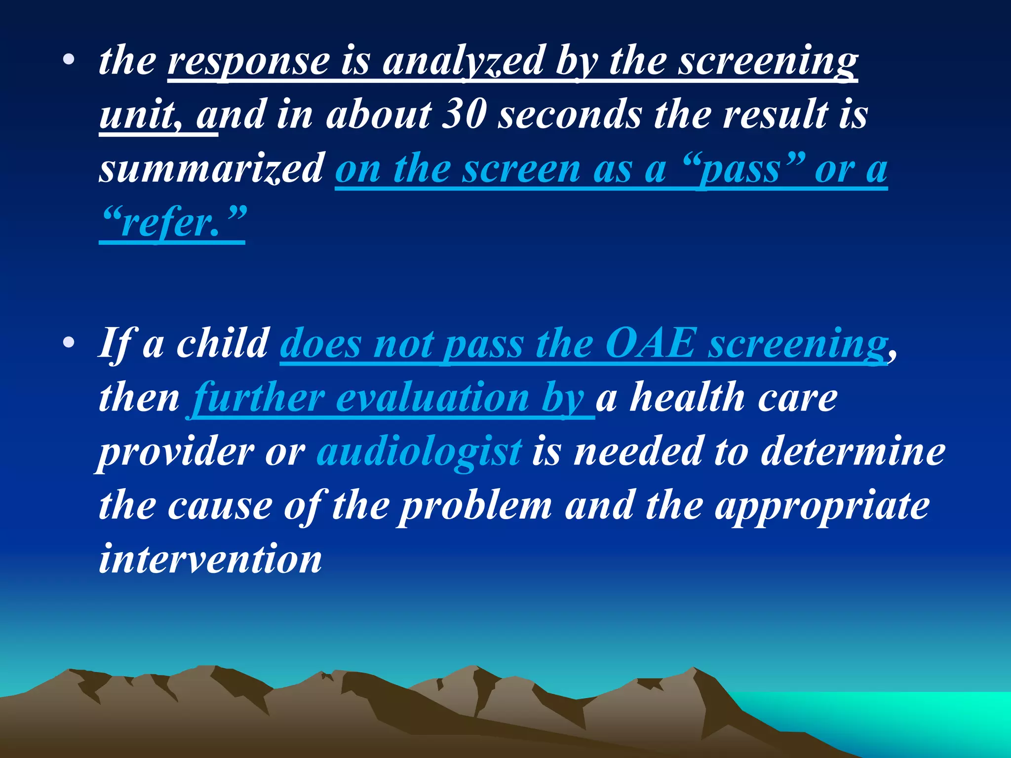 Neonatal hearing screening | PPT