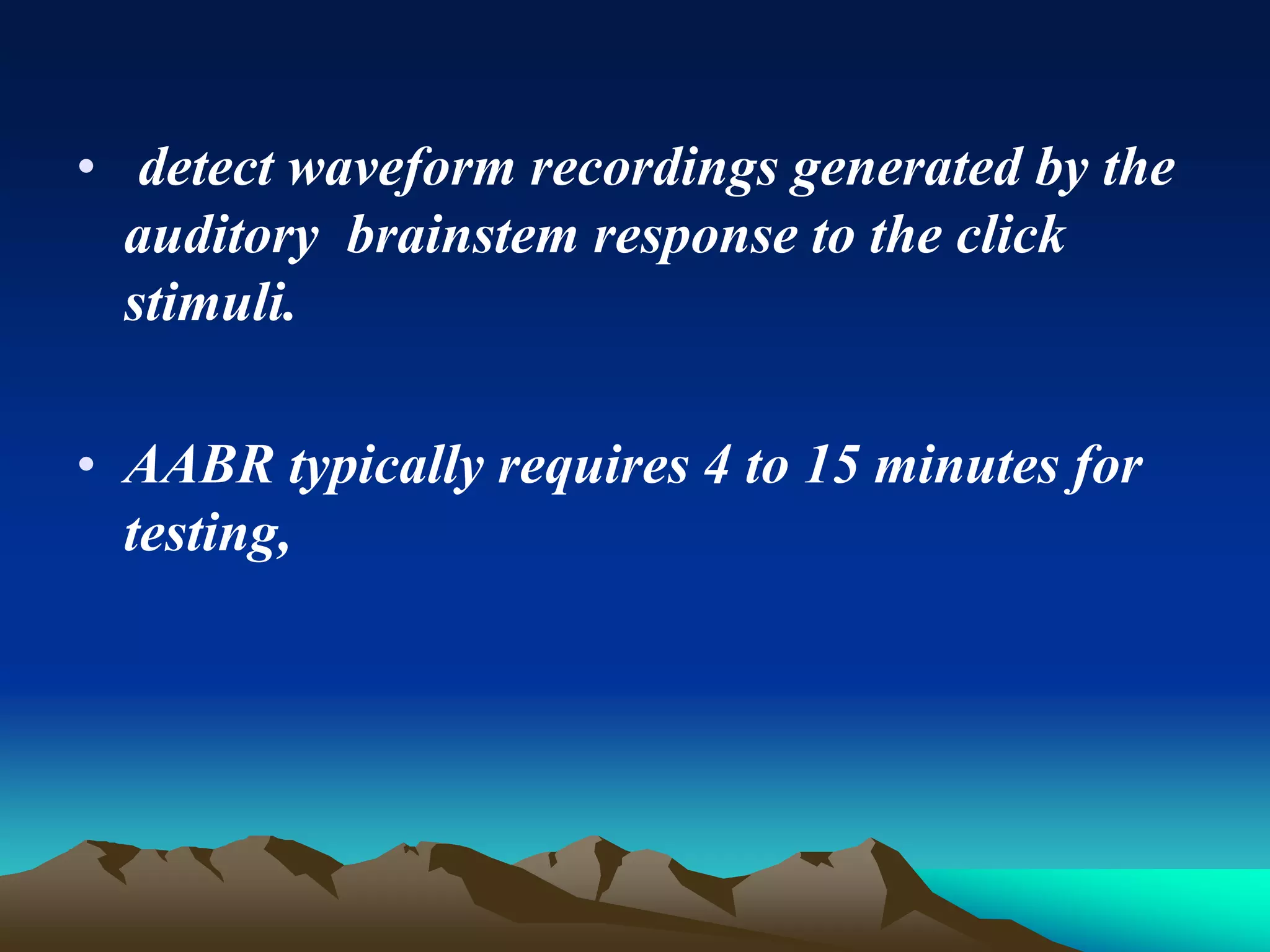 Neonatal hearing screening | PPT