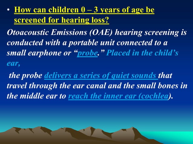 Neonatal hearing screening | PPT | Parenting Babies and Toddlers ...