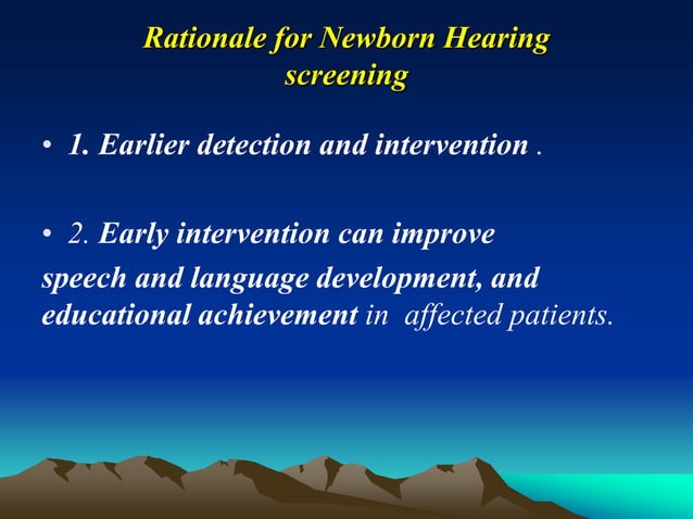 Neonatal hearing screening | PPT | Parenting Babies and Toddlers ...