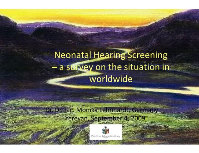 Neonatal Hearing Screening | PPT
