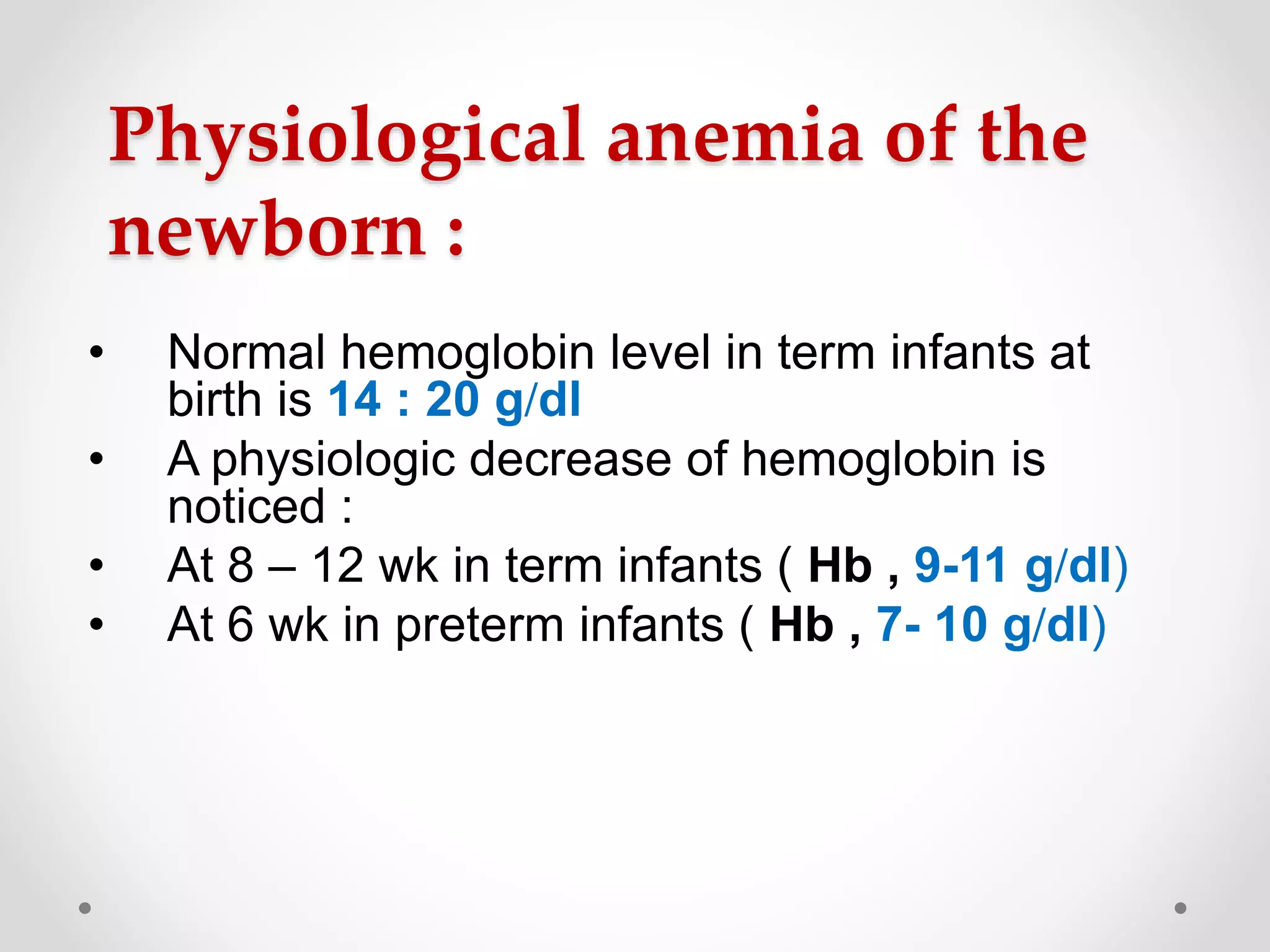 Neonatal hematological disorders | PPTX